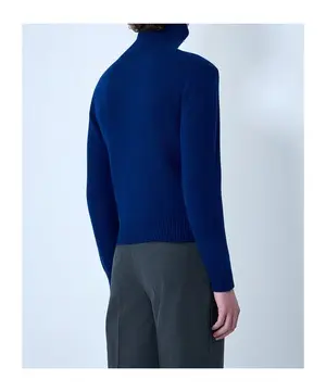 JIL SANDER High Neck Zip-up Cardigan - Black