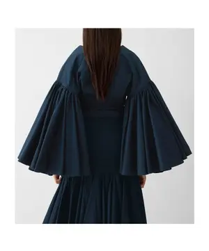 Jacquemus The Paysan Wrap Top - Deep Navy Blue