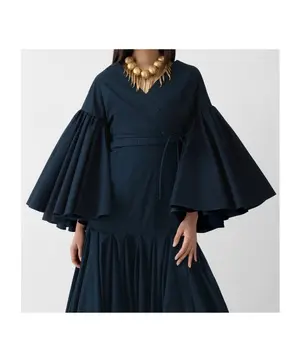 Jacquemus The Paysan Wrap Top - Deep Navy
