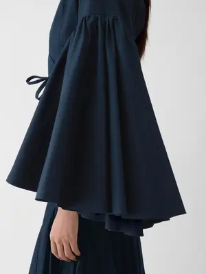 Jacquemus The Paysan Wrap Top - Deep Navy