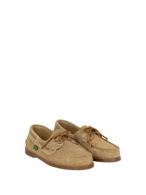 Paraboot Suede Boat Shoes - Brown