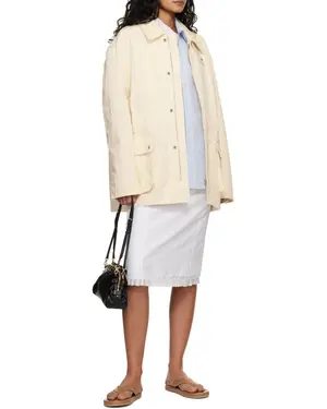 DUNST Collared Long Sleeve Jacket
