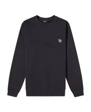 Paul Smith Ps Zebra Logo Embroidered Crew Neck Sweatshirt