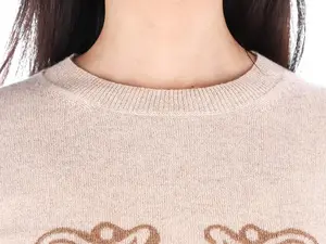 Max Mara Logo Intarsia Crew Neck Jumper