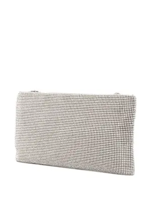 Benedetta Bruzziches Rhinestone Crossbody Handbag - Silver