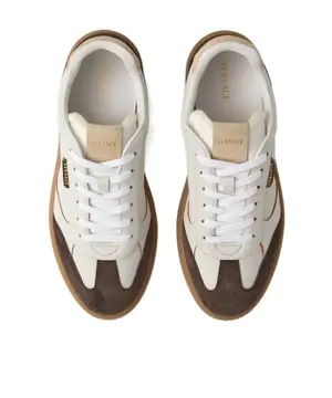Versace Greca Court Sneakers - White