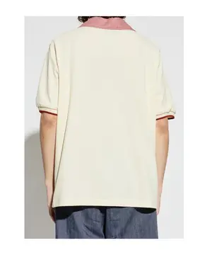 Dsquared2 Houndstooth Panel Polo Shirt