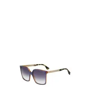 Fendi Logo Details Sunglasses - Gray