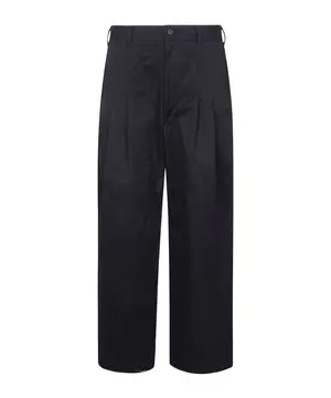 Comme Des Garçons Homme Pleated Straight Leg Trousers