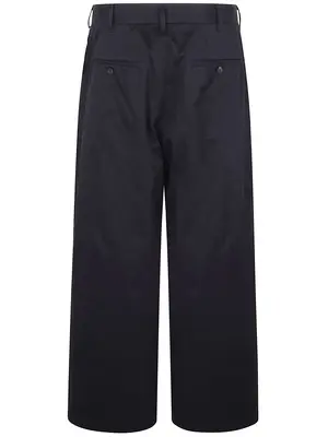 Comme Des Garçons Homme Pleated Straight Leg Trousers