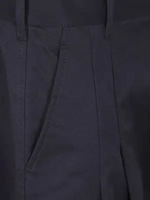 Comme Des Garçons Homme Pleated Straight Leg Trousers