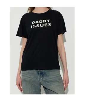 R13 Slogan Motif T-shirt