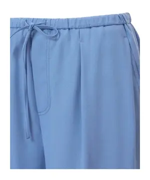 Closed Lace-up Casual Pants