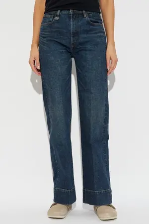 R13 Logo Patch Jeans