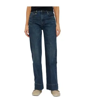 R13 Logo Patch Jeans