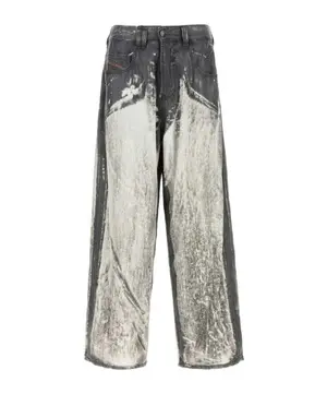 DIESEL® 1997 D-enim Wide-leg Jeans - Gray