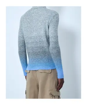 ERL Ribbed Knit Polo Sweater