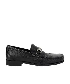 FERRAGAMO Horsebit Loafers - Black