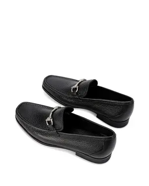 FERRAGAMO Horsebit Loafers - Black