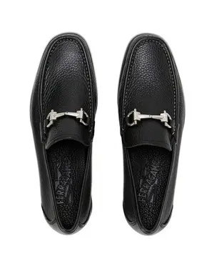 FERRAGAMO Horsebit Loafers - Black