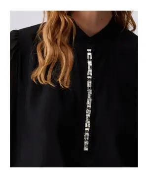 Liu Jo Embellished Long Sleeve Blouse