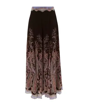 Zimmermann Alchemy Paisley Print Wide-leg Trousers