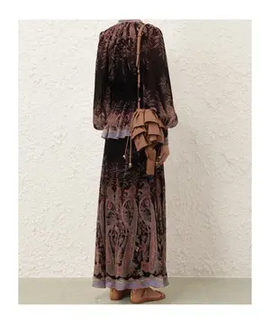 Zimmermann Alchemy Paisley Print Wide-leg Trousers