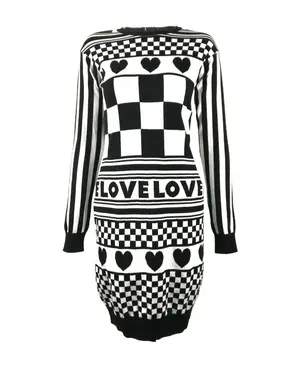 Moschino Graphic Knit Dress
