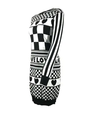 Moschino Graphic Knit Dress