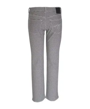 R13 Houndstooth Straight Leg Casual Pants