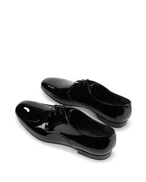 FERRAGAMO Patent Leather Lace-up Formal Shoes