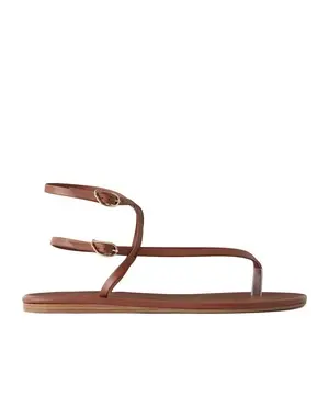 ANCIENT GREEK SANDALS Kallisti Leather Sandals - Brown