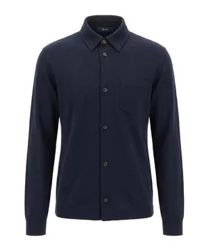Herno Jersey Knit Effect Shirt
