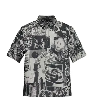 Casablanca Short Sleeve Shirt - Gray