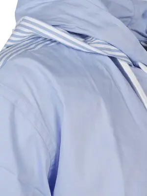 Comme Des Garçons Striped Hooded Shirt