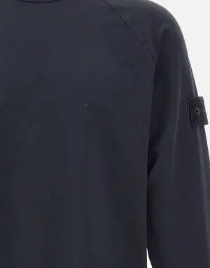 Stone Island Patch Crewneck Sweatshirt - Blue