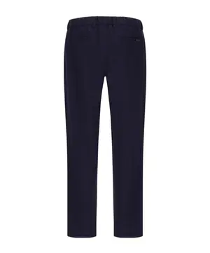 Herno Button Pleated Trousers - Black