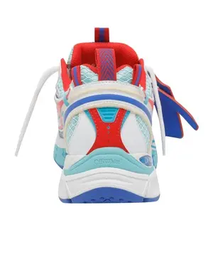 Off-White Be Right Back Fishnet Lace-up Sneakers - Blue