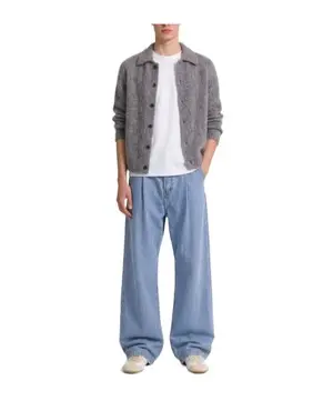 Dries Van Noten Penning Wide Leg Jeans