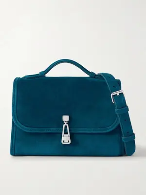 Gabriela Hearst Leonora Small Suede Tote - Blue