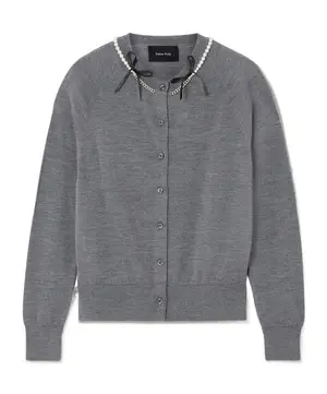 Simone Rocha Crew Neck Cardigans For Women