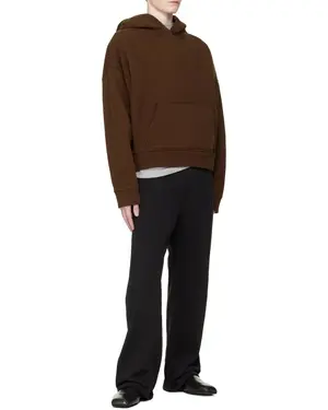 ENTIRE STUDIOS Straight-leg Elastic Waistband Sweatpants - Black