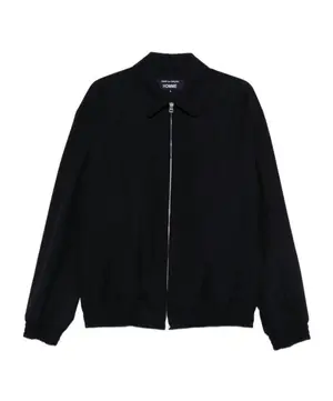 Comme Des Garçons Long-sleeved Casual Jacket - Black
