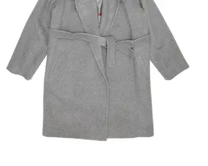 Max Mara Wool Hooded Coat With Fur Trim