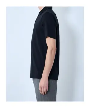 Dries Van Noten Helder Short-sleeved Polo Shirt - Black