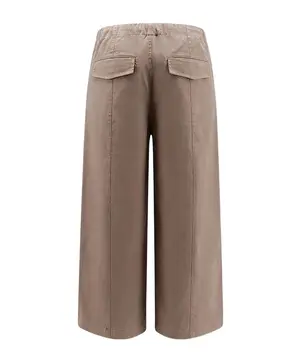 ENTIRE STUDIOS Loft Barrel-leg Cotton Pants - Brown