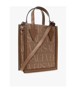 Versace Allover Logo Crossbody Bag