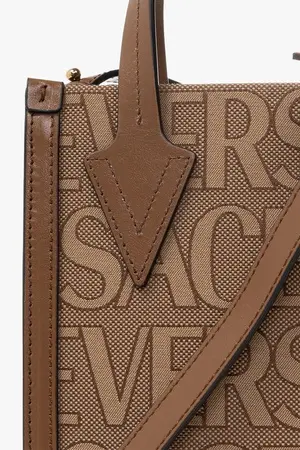 Versace Allover Logo Crossbody Bag