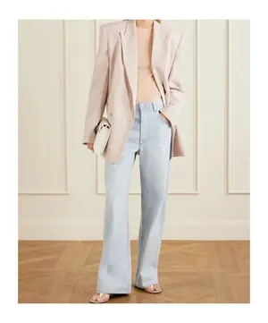 Citizens Of Humanity Ayla Baggy Mid-rise Wide-leg Jeans - Light Denim Blue