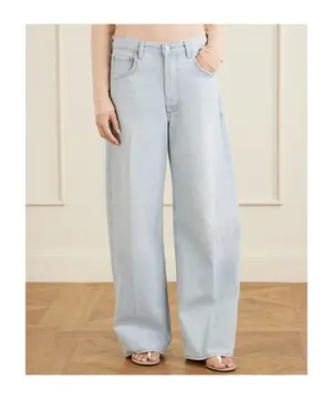 Citizens Of Humanity Ayla Baggy Mid-rise Wide-leg Jeans - Light Denim Blue